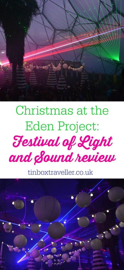 Eden Project Festival of Light and Sound review - Christmas in Cornwall