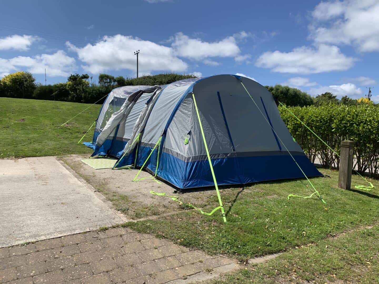 OLPRO Cocoon Breeze review: inflatable camper van awning - Tin Box ...