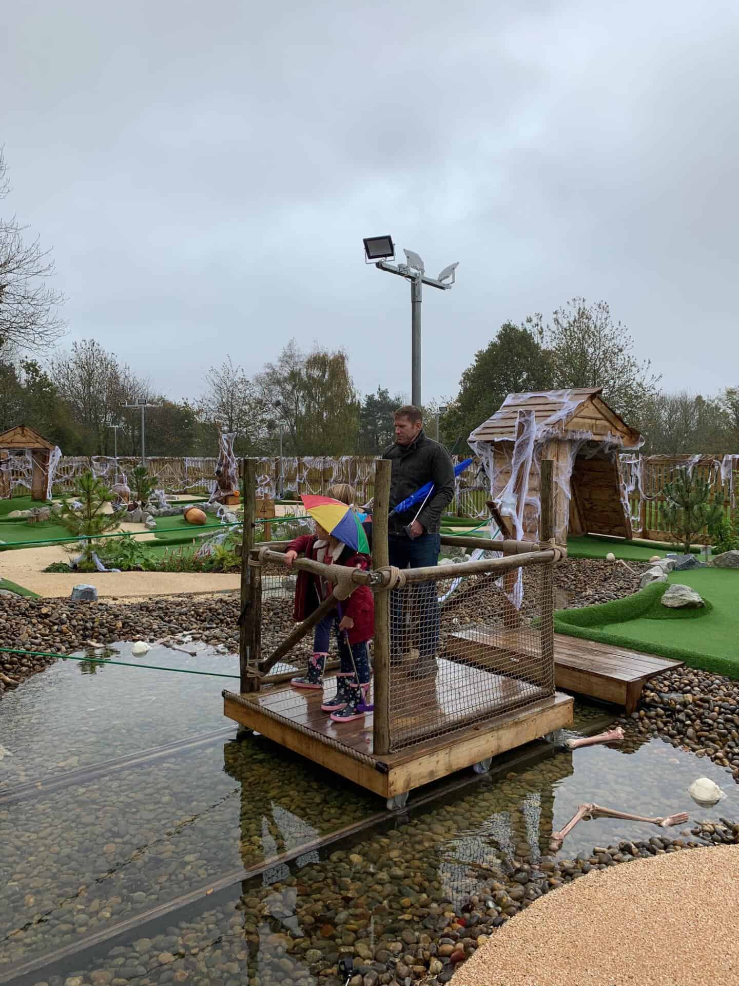Adventure golf at China Fleet Country Club in Cornwall - Tin Box Traveller