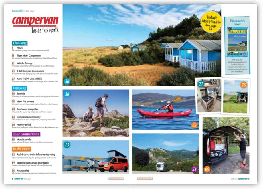 Campervan Magazine digital subscription review - Tin Box Traveller